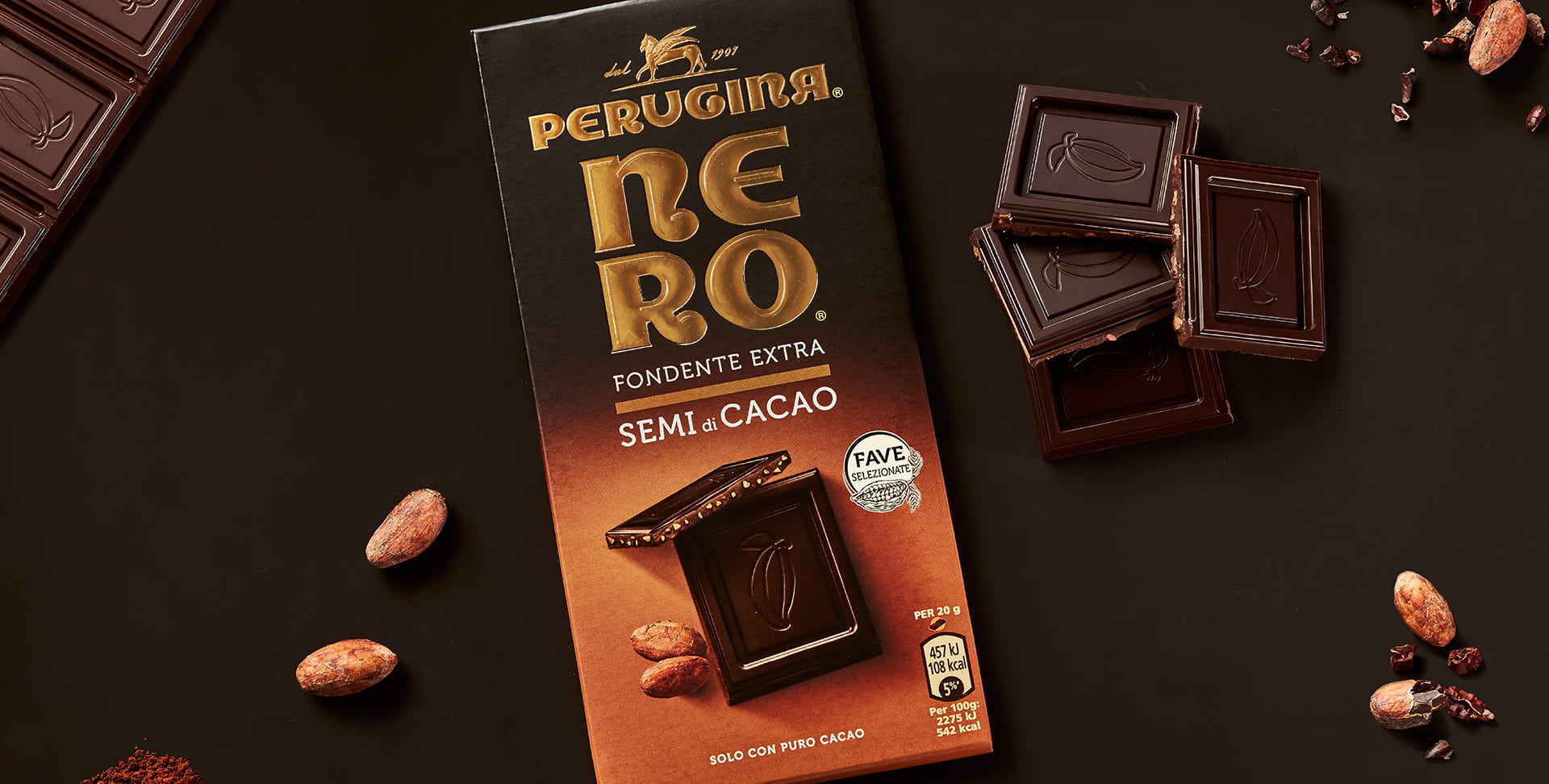Nero Perugina semi di cacao - Prodotti - Perugina.com
