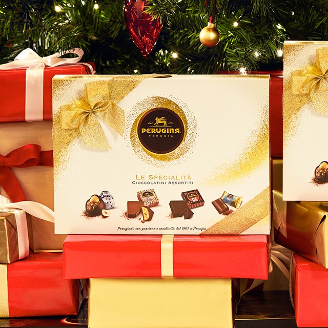Scatola regalo Natale 240g cioccolatini Perugina Nero - Perugina.com