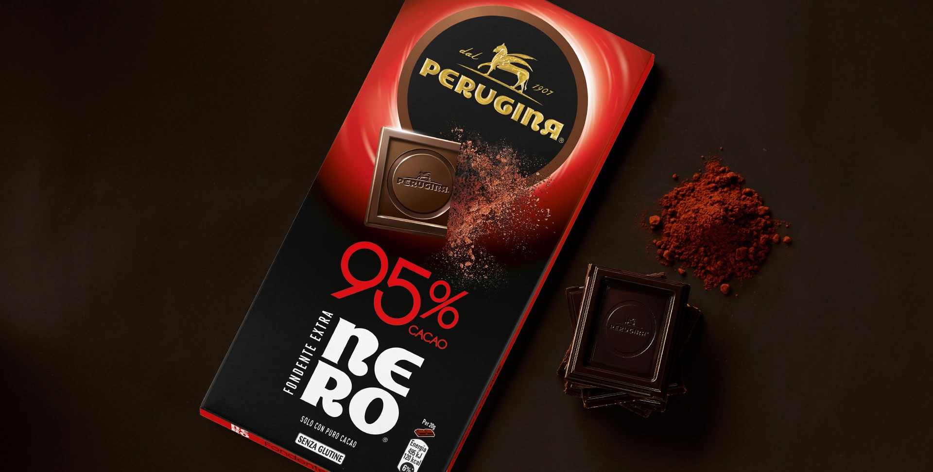 Tavoletta di cioccolato Nero fondente extra 95% - Perugina.com