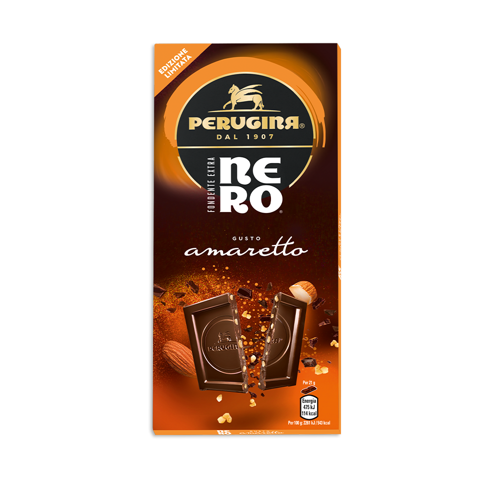 Perugina® Nero® Tavoletta Cioccolato Fondente Extra Amaretto - Perugina.com